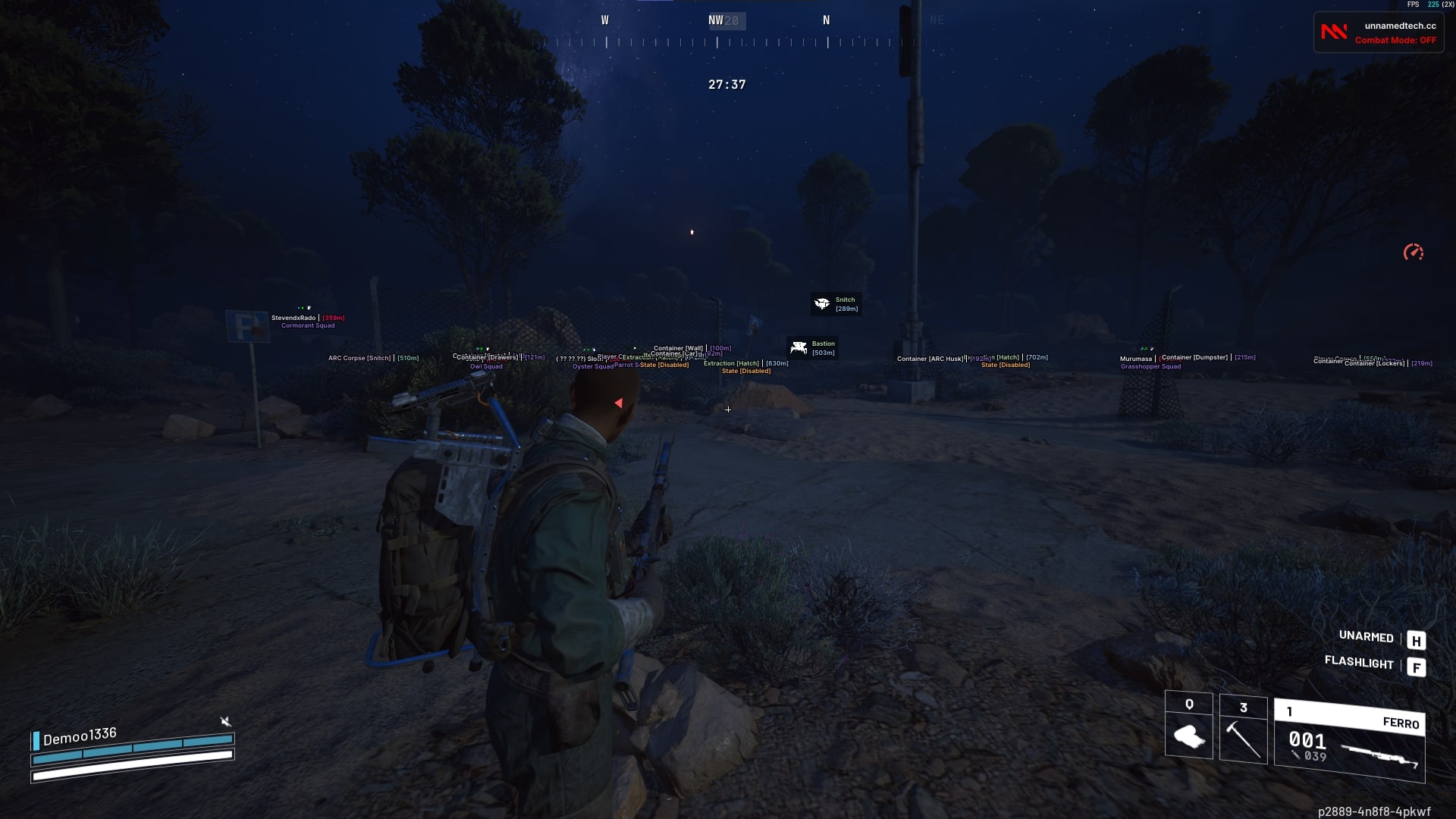 離 UNNAMED for ARC RAIDERS • 裡AimBot + ESP ( Players & Arc 螺 Loot 敖 World)
