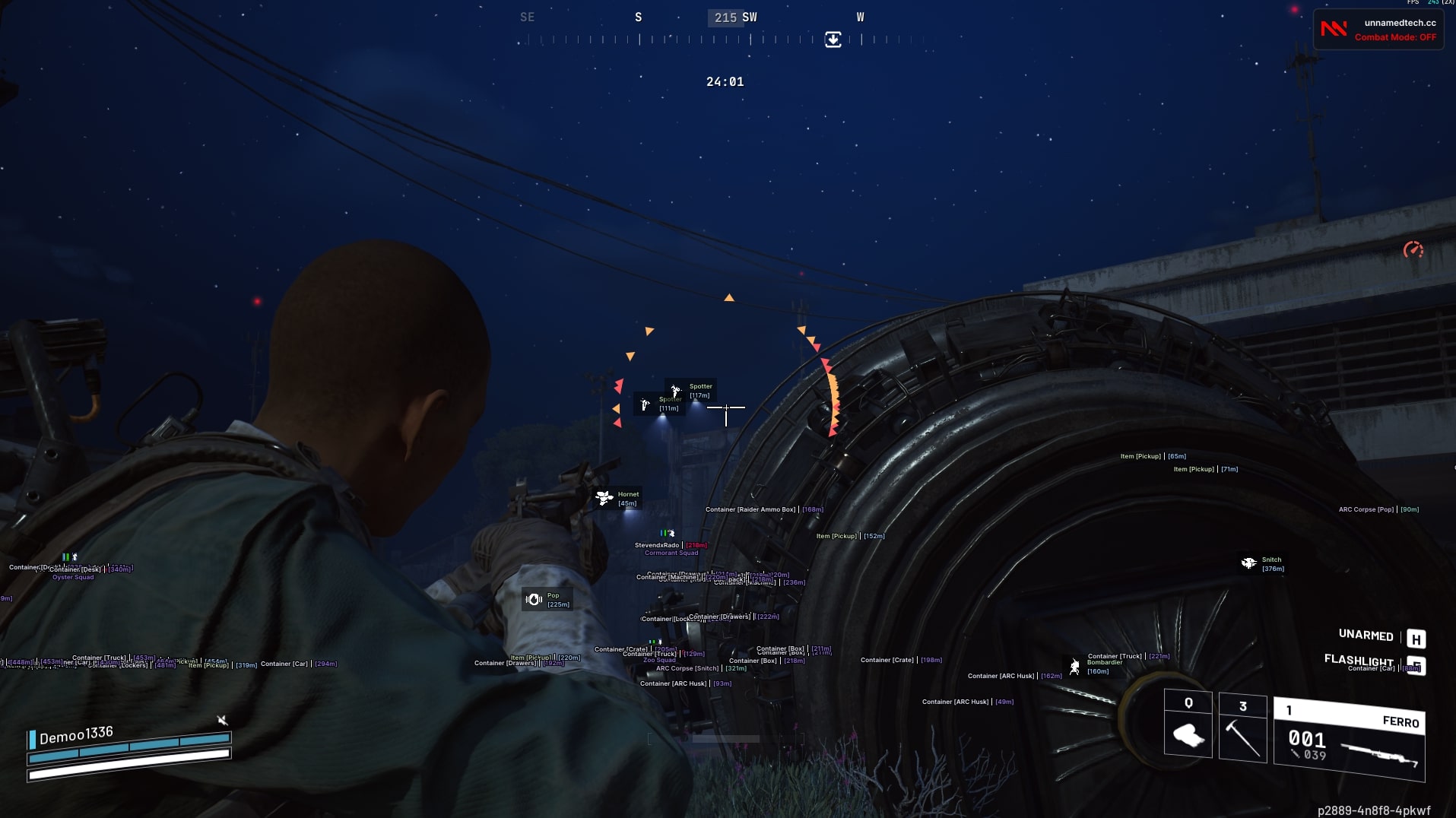 離 UNNAMED for ARC RAIDERS • 裡AimBot + ESP ( Players & Arc 螺 Loot 敖 World)