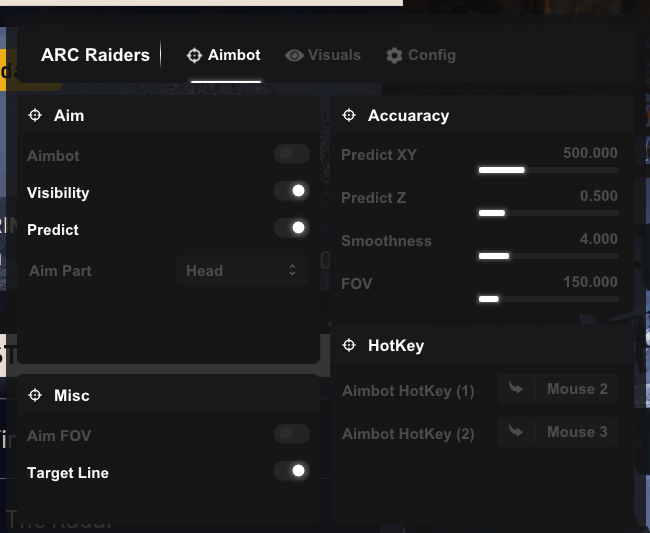 GS23 for ARC RAIDERS • AimBot / ESP / Loot ⚊ ️ UNDETECTED